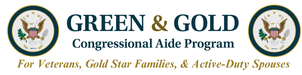 How To Apply - Green and Gold Congressional Aide Program